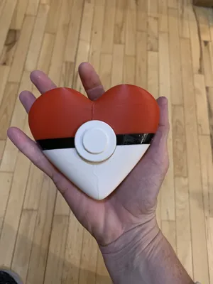 Pokeball heart pokemon by andrzeju - MakerWorld