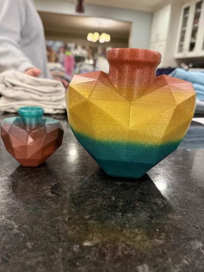 Love Potion Low Poly + Heart Lid, No Support by Valeria Momo & Mattia ...