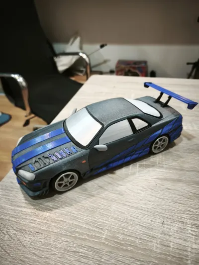 Nissan Skyline GT-R R34 (F&F) + RGB Neon & Lights by Mr.Rod MakerWorld ...