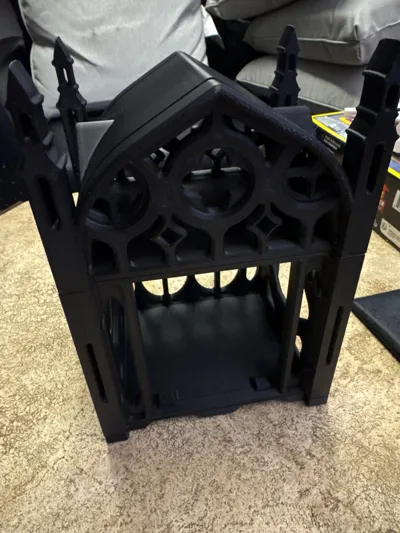 Victorian Goth Chapel - Stackable Shelf by bzioo MakerWorld: Download ...