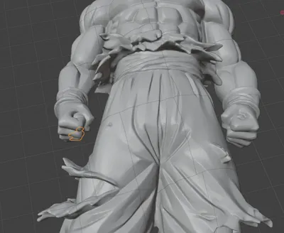 Life-Size Ultra Instinct Goku - Free 3D Print Model - MakerWorld