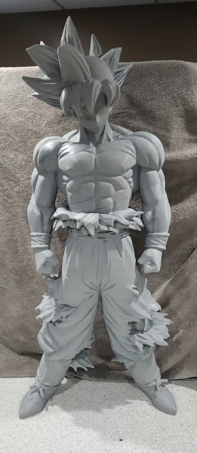 Life-Size Ultra Instinct Goku by Ryan MakerWorld: Download Free 3D Models