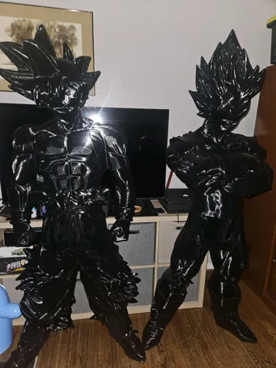 Life-Size Ultra Instinct Goku - Free 3D Print Model - MakerWorld