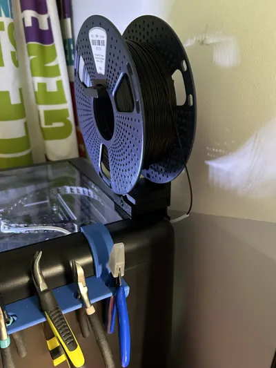 Flashforge Adventurer M5 Pro TOP Spool Holder by Once in a Six Side ...