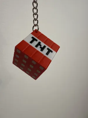 Keychain TNT Minecraft (MINI) Remixed by Alquimia de ideas MakerWorld ...