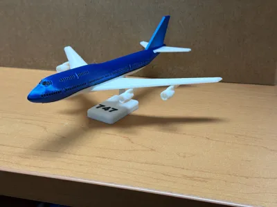 747 Airplane Kit Card - Free 3D Print Model - MakerWorld