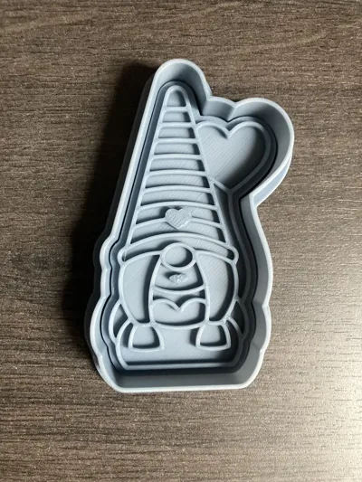 Valentine - Gnome girl cookie cutter / stamp by Indibles MakerWorld ...