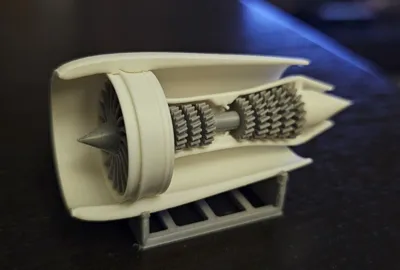 Mini TurboFan Jet Engine by AutoDesigns MakerWorld: Download Free 3D Models