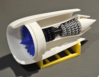 Mini TurboFan Jet Engine by AutoDesigns MakerWorld: Download Free 3D Models