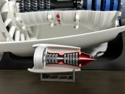 Mini TurboFan Jet Engine - Free 3D Print Model - MakerWorld