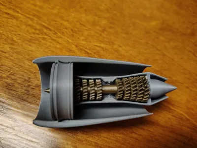 Mini TurboFan Jet Engine by AutoDesigns MakerWorld: Download Free 3D Models