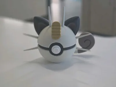 #0052 - Meowth by N3D MakerWorld: Download Free 3D Models