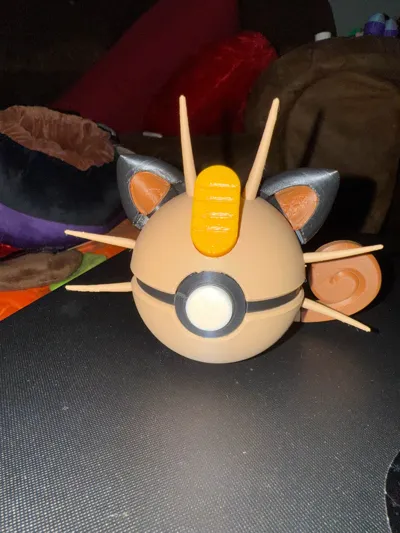 #0052 - Meowth by N3D MakerWorld: Download Free 3D Models