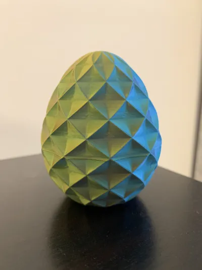 Small Threaded Twisty Dragon Egg by SprocketStudios - MakerWorld