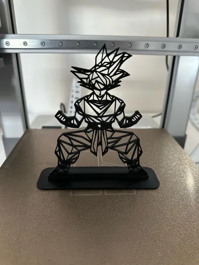 Geometric Low Poly Goku by PhaseworksCA MakerWorld: Download Free 3D Models
