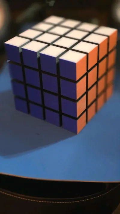 CubeStack desk lamp (no glue, no supports) by F3D MakerWorld: Download Free 3D Models