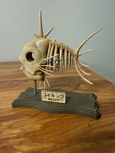 Display Base for Magikarp Skeleton by rky.91 MakerWorld: Download Free ...