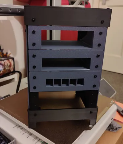 Microlab - Mini Modular Home Server Rack by CB4DMakerWorld: Download ...