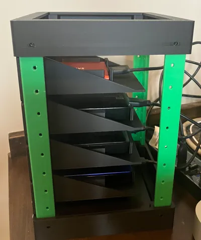 Microlab - Mini Modular Home Server Rack by CB4DMakerWorld: Download ...