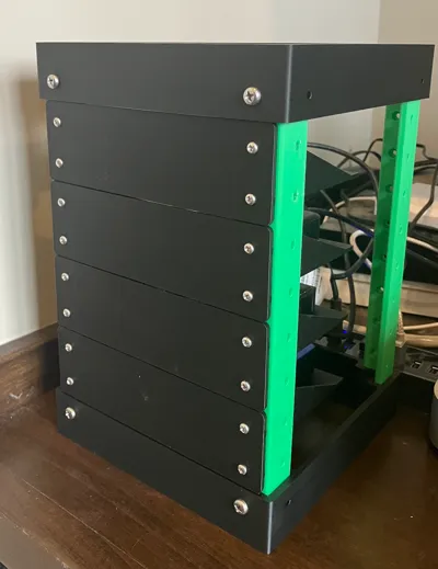 Microlab - Mini Modular Home Server Rack by CB4DMakerWorld: Download ...