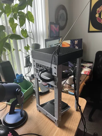 Microlab - Mini Modular Home Server Rack by CB4D MakerWorld: Download ...