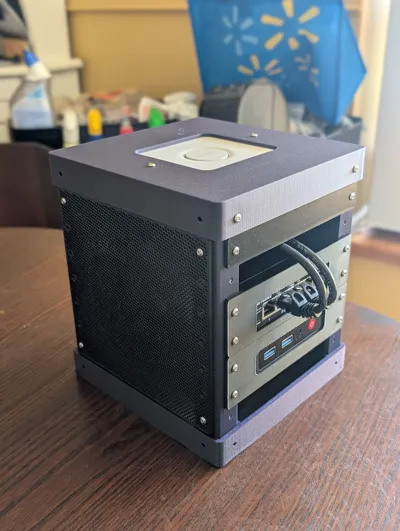 Microlab - Mini Modular Home Server Rack by CB4D MakerWorld: Download ...