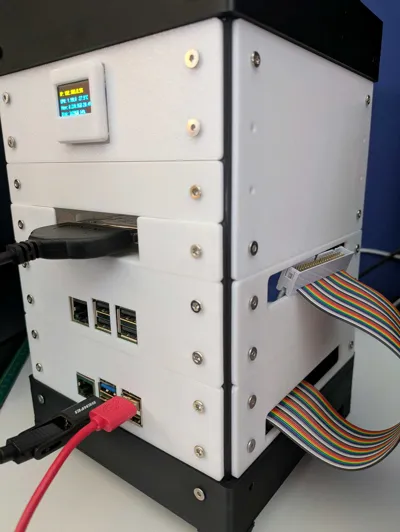 Microlab - Mini Modular Home Server Rack by CB4DMakerWorld: Download ...