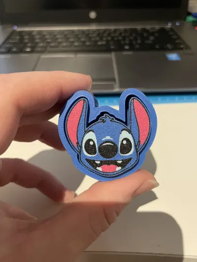 Stitch fidget clicker keyboard by creachick3d MakerWorld: Download Free ...