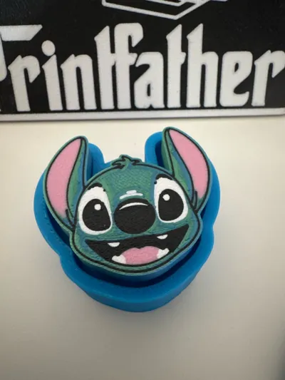 Stitch fidget clicker keyboard - Free 3D Print Model - MakerWorld