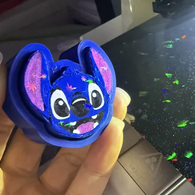 Stitch fidget clicker keyboard by creachick3d MakerWorld: Download Free ...