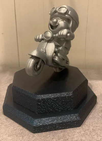Base for mini or trophies - Customizable/ - Free 3D Print Model ...