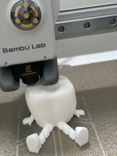 Articulated Tooth (Molar) Flexi Buddy Dentist Gift - Free 3D Print ...