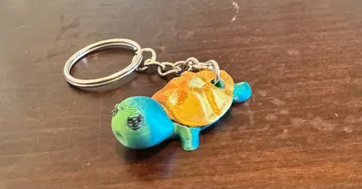 Cute tiny turtless & Keychain - No support by RubberDuckArmy MakerWorld ...