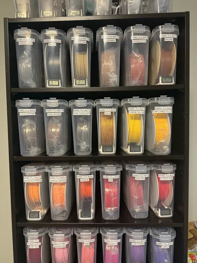 Cereal Dry Box - Filament Storage - Minimal design - Free 3D Print ...