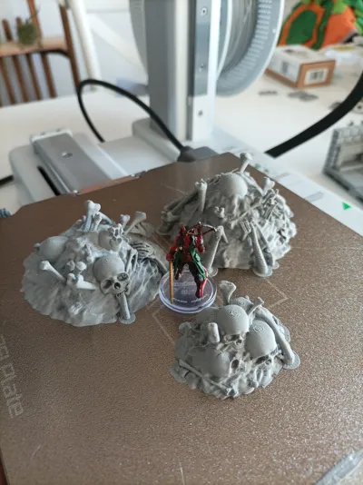 Pile of bones - DND scatter scenery by Together 3DMakerWorld: Download ...