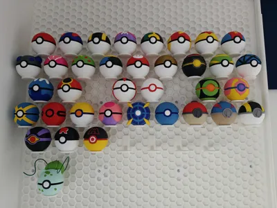 HSW Wall Mount – N3D Poké Balls by N3D MakerWorld: Download Free 3D Models