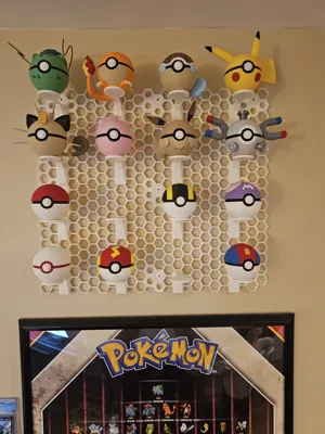 HSW Wall Mount – N3D Poké Balls by N3D MakerWorld: Download Free 3D Models