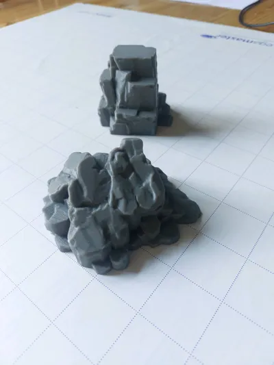 Miniature Terrain - Rock #7 by polyboris MakerWorld: Download Free 3D Models