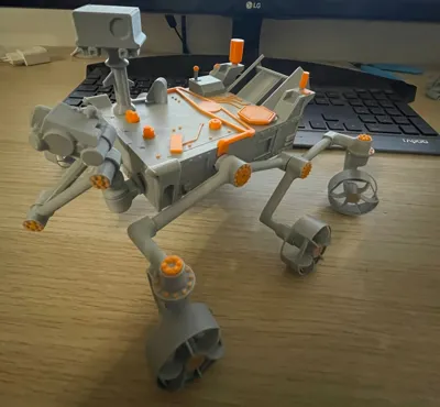 Curiosity Rover (large) with instructions by xchgre - MakerWorld