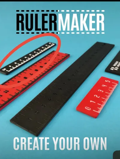 Ruler Maker - Customizable Rulers by Koolm MakerWorld: Download Free 3D ...