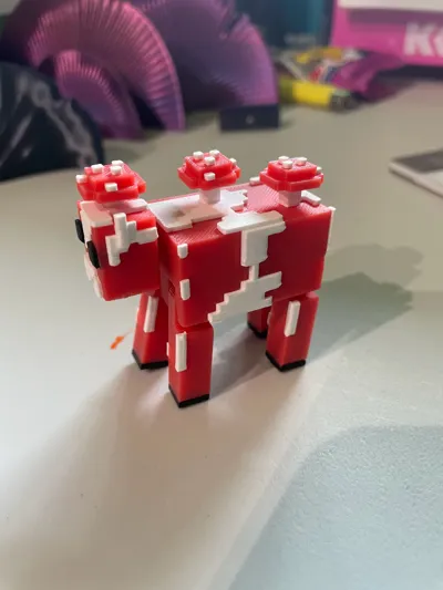 Minecraft Mushroom Cow Articulated by kirimba MakerWorld: Download Free ...
