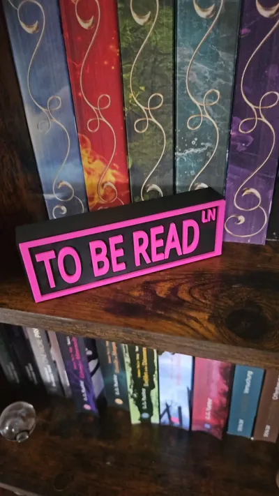 Bookish Street Book Sign - Free 3D Print Model - MakerWorld
