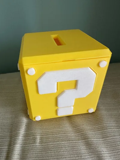Super Mario Coin Bank by Dprintas MakerWorld: Download Free 3D Models