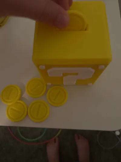 Super Mario Coin Bank by Dprintas MakerWorld: Download Free 3D Models
