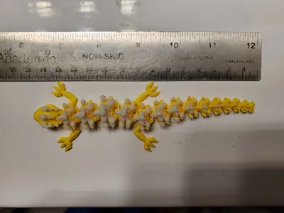 Articulated Crystal Diamond Lizard - Free 3D Print Model - MakerWorld
