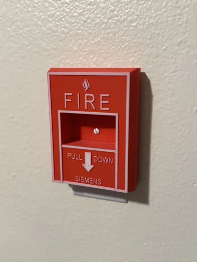 Fire alarm Light switch cover screw on Remixed by Spoonsmcgee ...