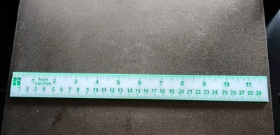 Dual Unit Ruler Metric and Inch 220mm and 300mm LG by 3D Print Masters ...