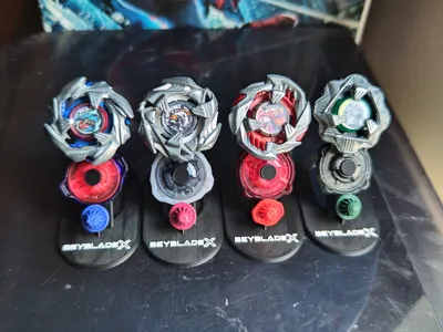 Beyblade X Display Stand with Logo Remixed by BabiYagi MakerWorld ...