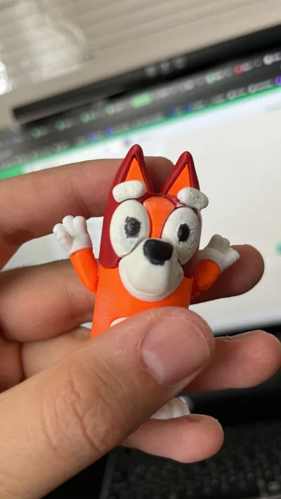 Bingo Articulated Puppet (Bluey) by Kza3D MakerWorld: Download Free 3D ...
