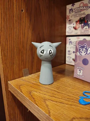 Gray horror Sprunki by 3D PRINTMakerWorld: Download Free 3D Models